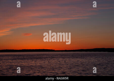 Sunset in beaconsfield, Canada Stock Photo - Alamy