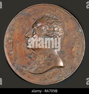 Oscar Roty (1846-1911). Louis Pasteur (1822-1895), French chemist ...