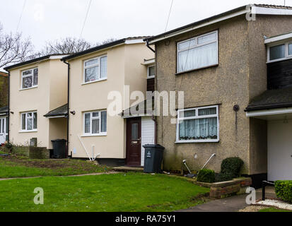 Self Coloured house rendering and Insulation of Stock Photo - Alamy