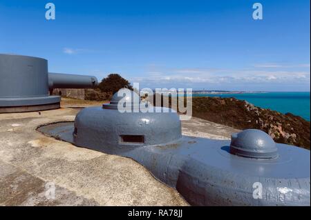 Channel Islands Island of Jersey World War II Battery Moltke Grosnez ...