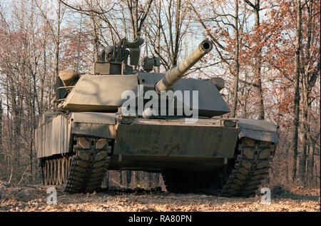 Front view of the XM-1 Abrams tank, which will replace the M-60 series ...
