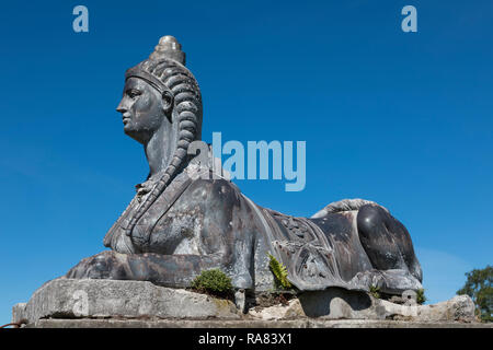 Ornamental sphinx statue at Hopetoun House Stock Photo - Alamy
