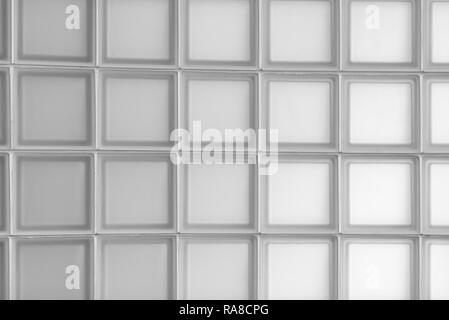 Clear glass blocks translucent wall tiles Stock Photo - Alamy
