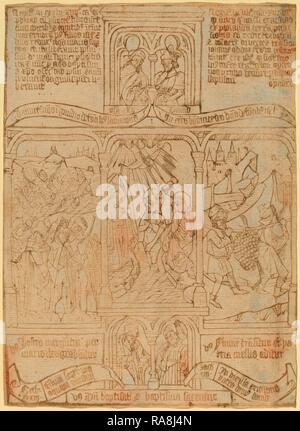 Netherlandish 15th Century, The Baptism of Christ, Pharoah Passing th ...