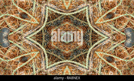 Abstract Fishnet and Fishing Lines Concept Symmetric Pattern Ornamental ...