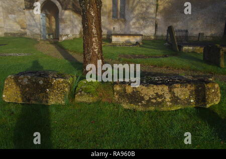 St Nicholas church. Slaughterford. The Macmillan Way. Long-distance ...