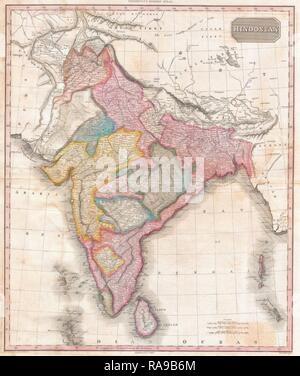 Geographic map of Pakistan, India, Nepal, Bangladesh and Bhutan with ...