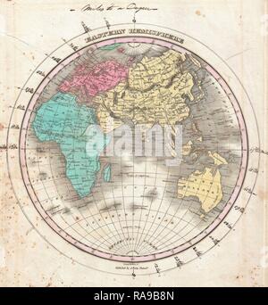 1827, Finley Map of Africa, Anthony Finley mapmaker of the United ...