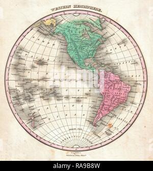 1827, Finley Map of North America, Anthony Finley mapmaker of the ...
