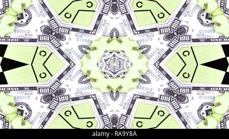 Abstract Money Concept Symmetric Pattern Ornamental Decorative ...