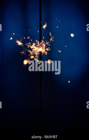 Beautiful abstract shot of sparklers on black background Stock Photo ...