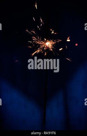 Beautiful abstract shot of sparklers on black background Stock Photo ...