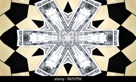 Abstract Money Concept Symmetric Pattern Ornamental Decorative ...