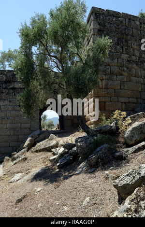 Diazoma arched entrance tunnel and retaining wall of the Hellenistic ...