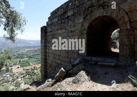 Diazoma arched entrance tunnel and retaining wall of the Hellenistic ...