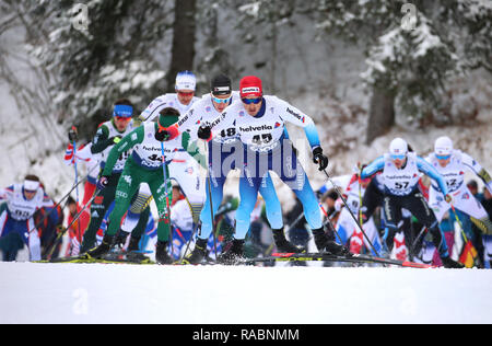 Oberstdorf, Germany. 03rd Jan, 2019. Nordic skiing/cross-country skiing: World Cup, Tour de Ski ...