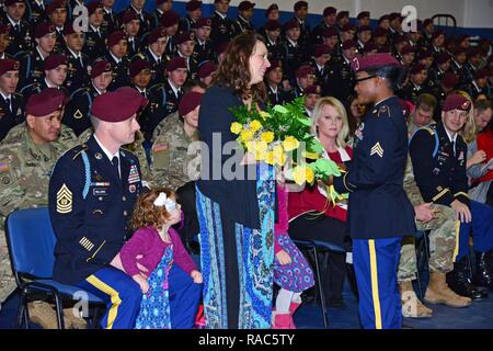 U.S. Army Lt. Col. Kate Conkey, the commander of Camp Buehring's ...