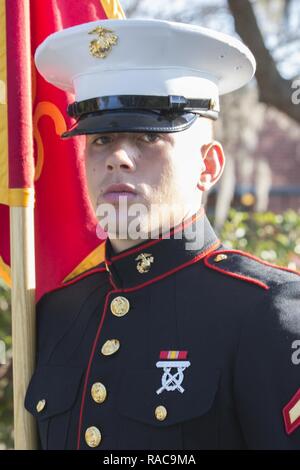 U.S. Marine Corps Pfc. Noah Snowden, right, a Crewe, Va., native and ...