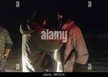 U.S. Army Lt. Col. Kyle Spade (left), commander, 3rd Battalion, 509th ...