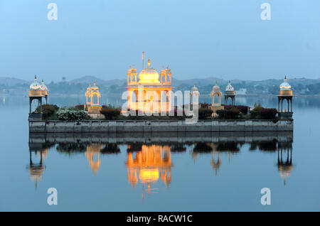 Vijay Raj Rajeshwar temple, reflected in the waters of the Gaibsagar ...