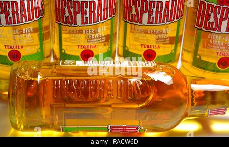 Desparados bottle of beer with tequila Stock Photo - Alamy