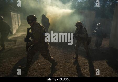 The operation of operations. Grenade throwing Stock Photo - Alamy