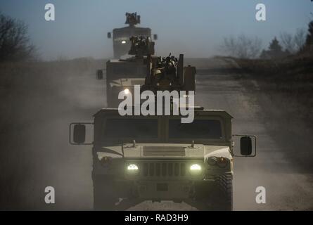 M153 CROWS mounted on a U.S. Army M-ATV Stock Photo - Alamy