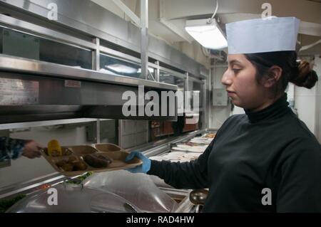 US Navy The galley aboard the Navy's newest ship, the Littoral Surface ...