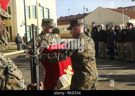 Sgt. Maj. Daniel Wilson, Sergeant Major of the Logistics Combat Element ...