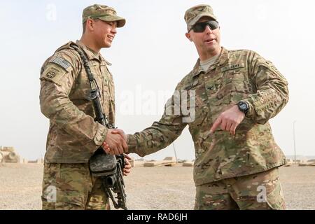 Col. Pat Work, commander of the 2nd Brigade Combat Team, 82nd Airborne ...