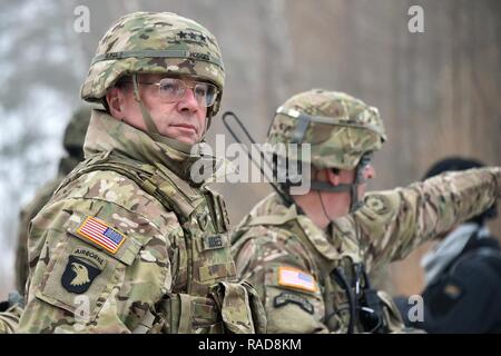 Lt. Gen. Ben Hodges, U.S. Army Europe Commanding General, renders ...