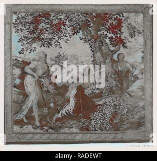 Eurydice, while fleeing from Aristaeus, is killed by snake Stock Photo ...