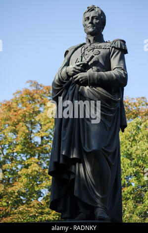 Monument to Mikhail Vorontsov built 1863 on Sobor Square and Russov ...