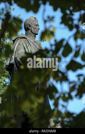 Monument to Mikhail Vorontsov built 1863 on Sobor Square and Russov ...