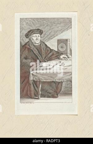 Portrait of Martin Luther, Abraham Jacobsz. Hulk, Arend Diederik ...