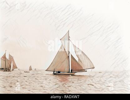 Swordfish, Swordfish (Yacht), Yachts, 1880 Stock Photo - Alamy