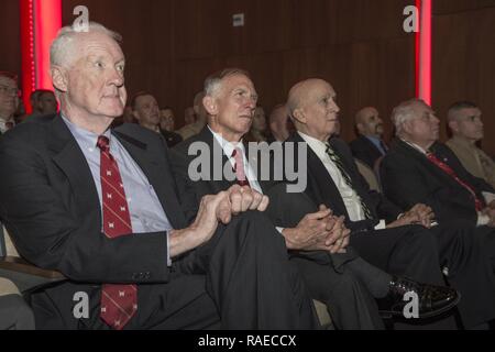 Lt. Gen. Richard P. Mills, commander of Marine Forces Reserve, looks as ...