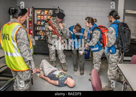 Maxwell AFB, AL - 42d Security Forces Squadron personnel simulate ...