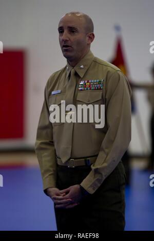 U.S. Marine Corps recruit Jared Ball, a recruit with Hotel Company, 2nd ...