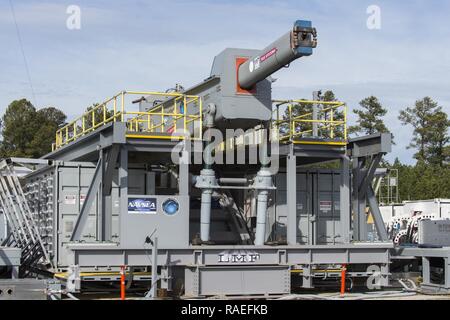 Electromagnetic Railgun, a long-range weapon that fires projectiles ...