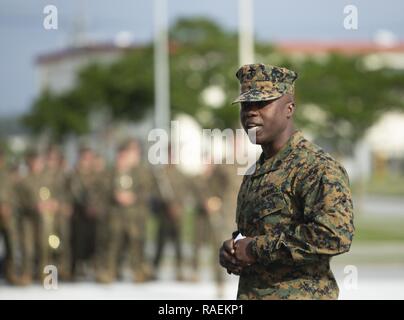 Sgt. Maj. Nathaniel Bradley III, prepares to transfer the ...