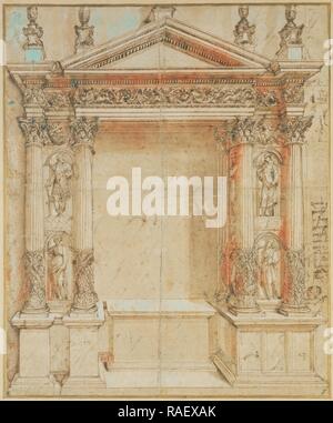 Design for an Altar, Baldassare Peruzzi, Italian, 1481 - 1536, Italy ...