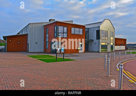 Coety Primary School is now based in this new modern building to cope ...
