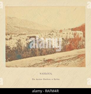 Nablous. The ancient Shechem, or Sychar, Francis Bedford, c. 1860 - in ...
