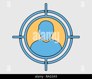 Colorful market targeting graphic vector with dart and arrow Stock ...