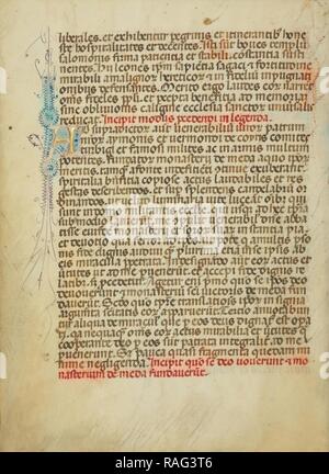 Decorated Initial I; Milan, Lombardia, Italy; about 1400; Tempera ...