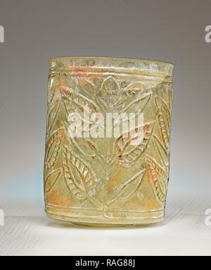 Leaf Beaker, Eastern Mediterranean, Roman Empire, 1st century, Glass, 7 ...