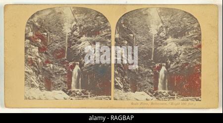 Scale Force, Buttermere, Height 196 feet., British; about 1860; Albumen ...