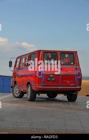 Chevrolet Sport Van, customised classic American van Stock Photo - Alamy