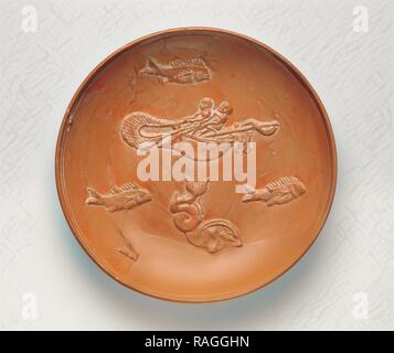Red-Slip Bowl; North Africa, Tunisia; about 400; Terracotta; 17.8 cm, 7 ...